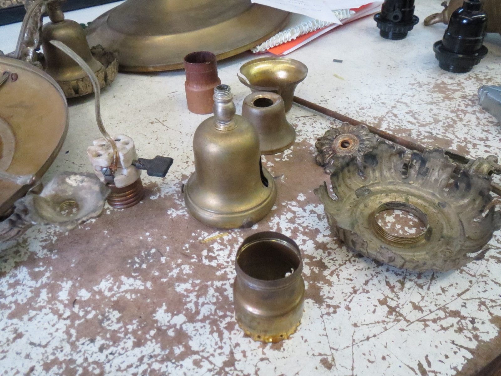 Lamp Parts and Repair | Lamp Doctor: Antique or Vintage Chandelier Gold ...