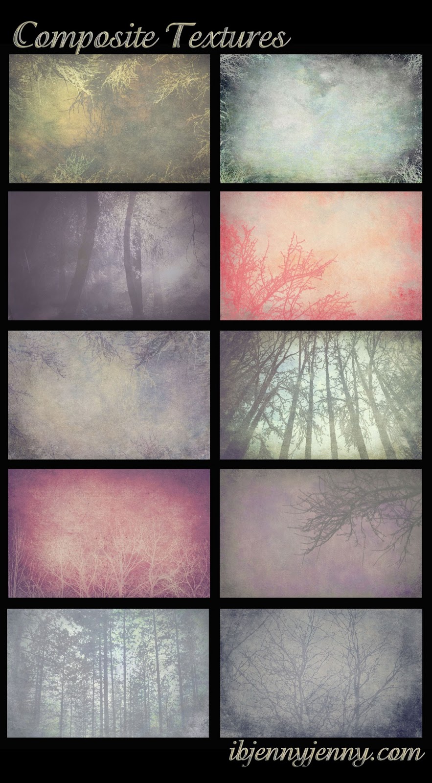 10 Free Composite Textures | ibjennyjenny Free Resources