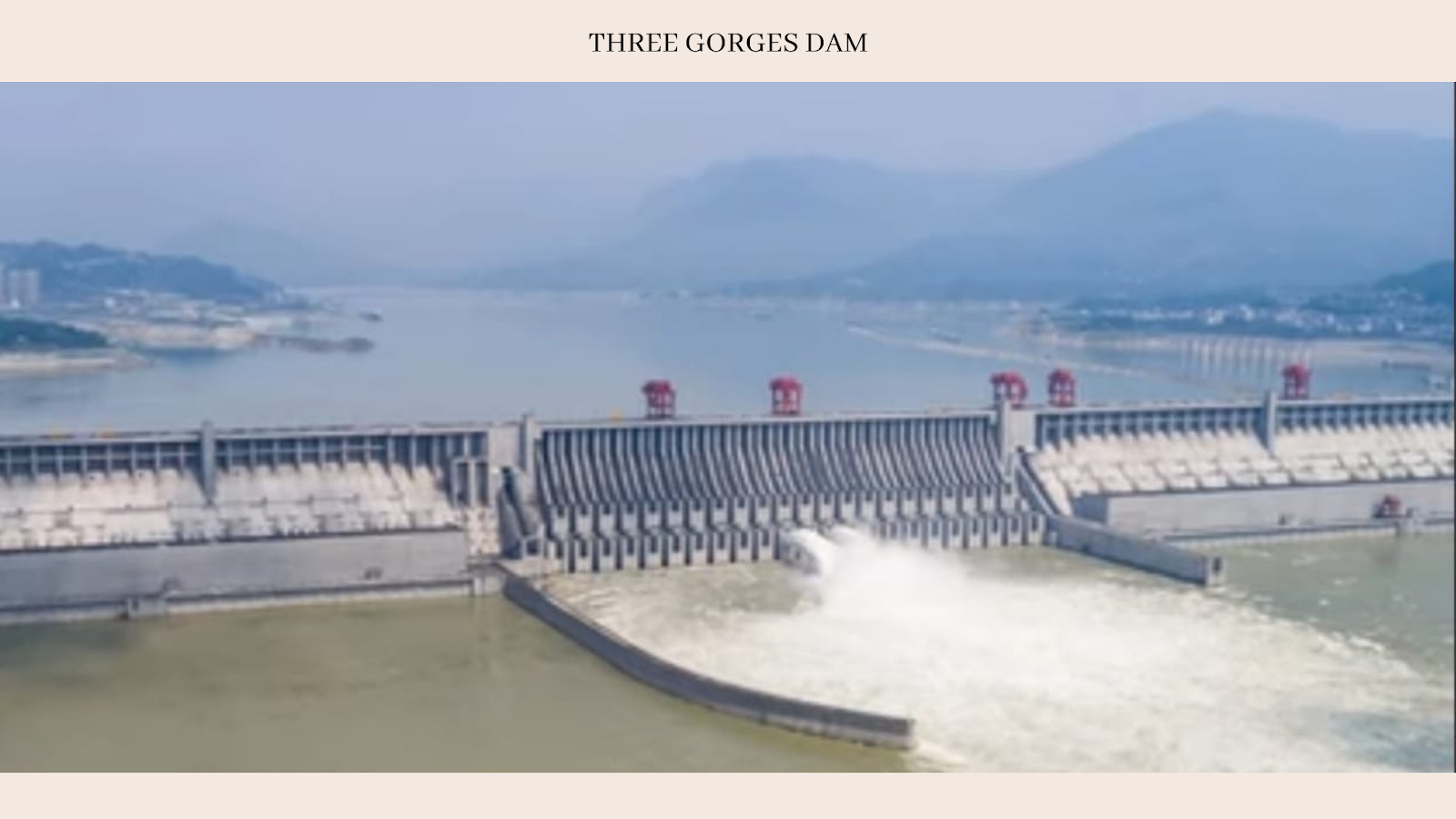 Three Gorges Dam|Construction details| World largest hydro generations