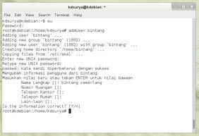 Manajemen user pembuatan user baru | komputer teknologi