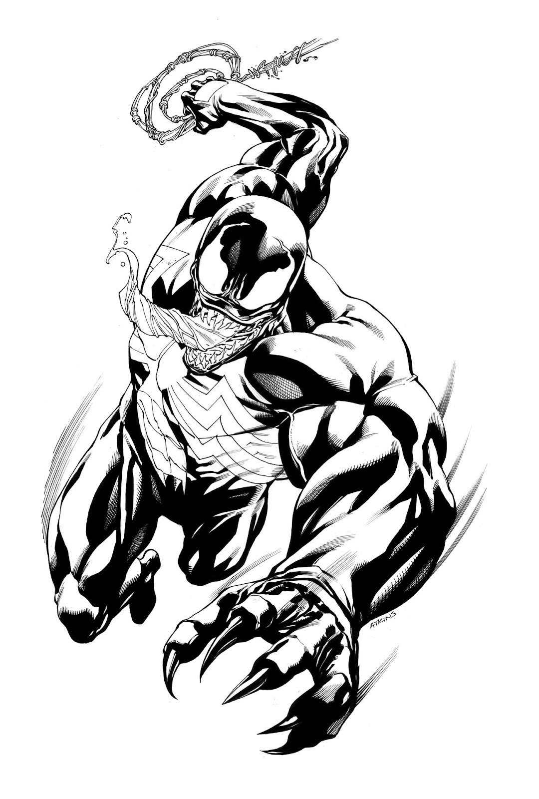 Robert Atkins Art: Venom again...