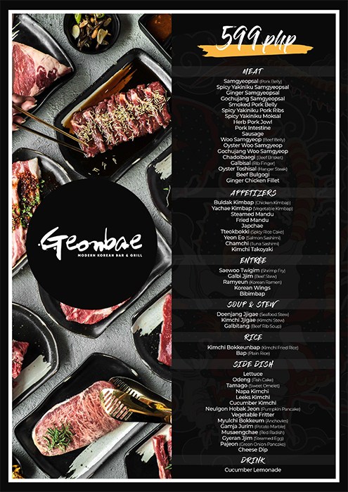 Unli-Samgyupsal, Sashimi & More at Geonbae Modern Korean Bar & Grill ...