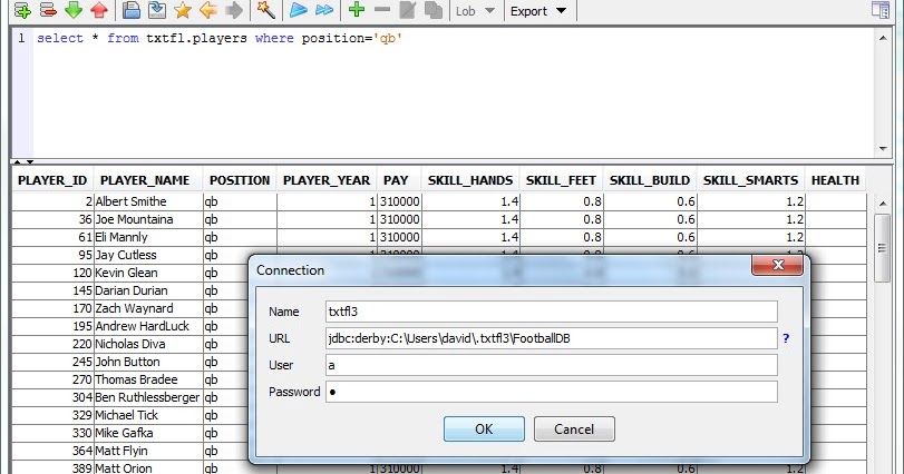 Using DBEdit 2 to manage your tXtFL database