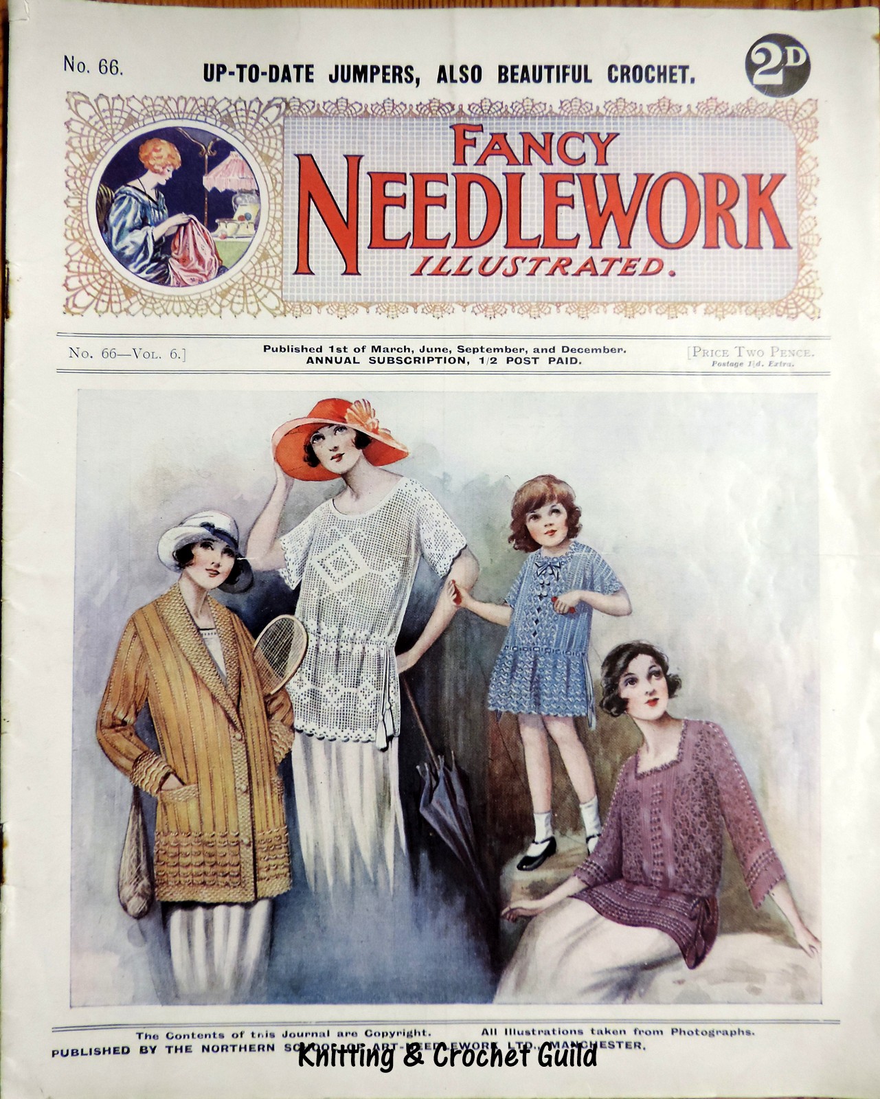 Knitting Now and Then: Dating Fancy Needlework Illustrated