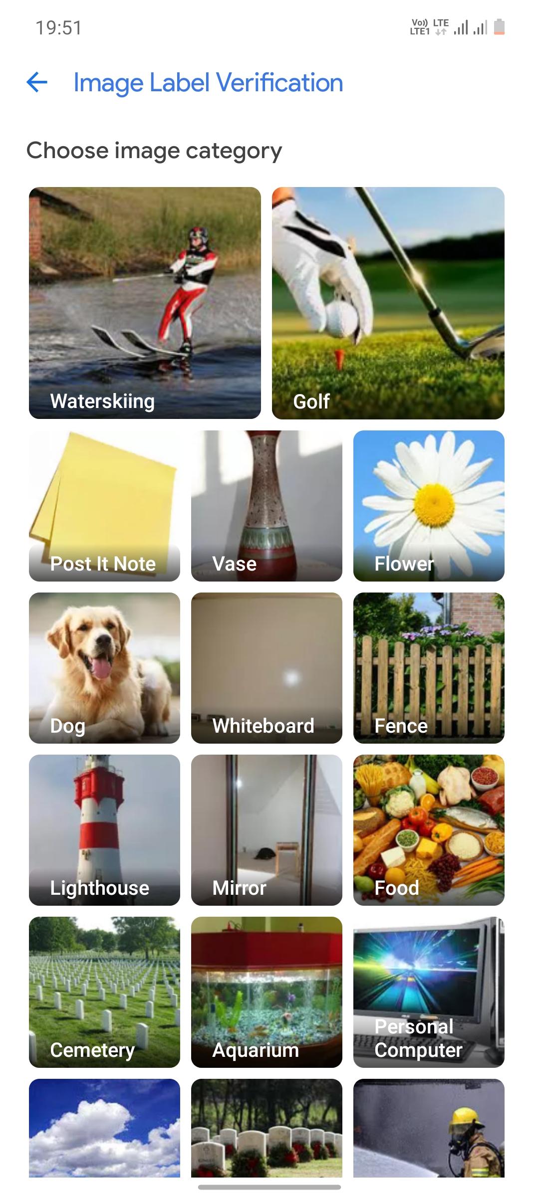Google Crowdsource - Image Label Verification