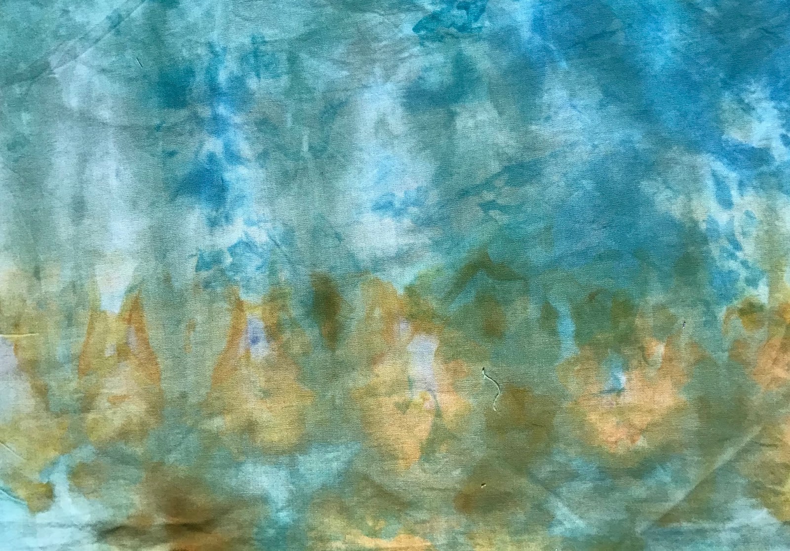 Quilting Potpourri: Ice-Dyeing: The Main Event...