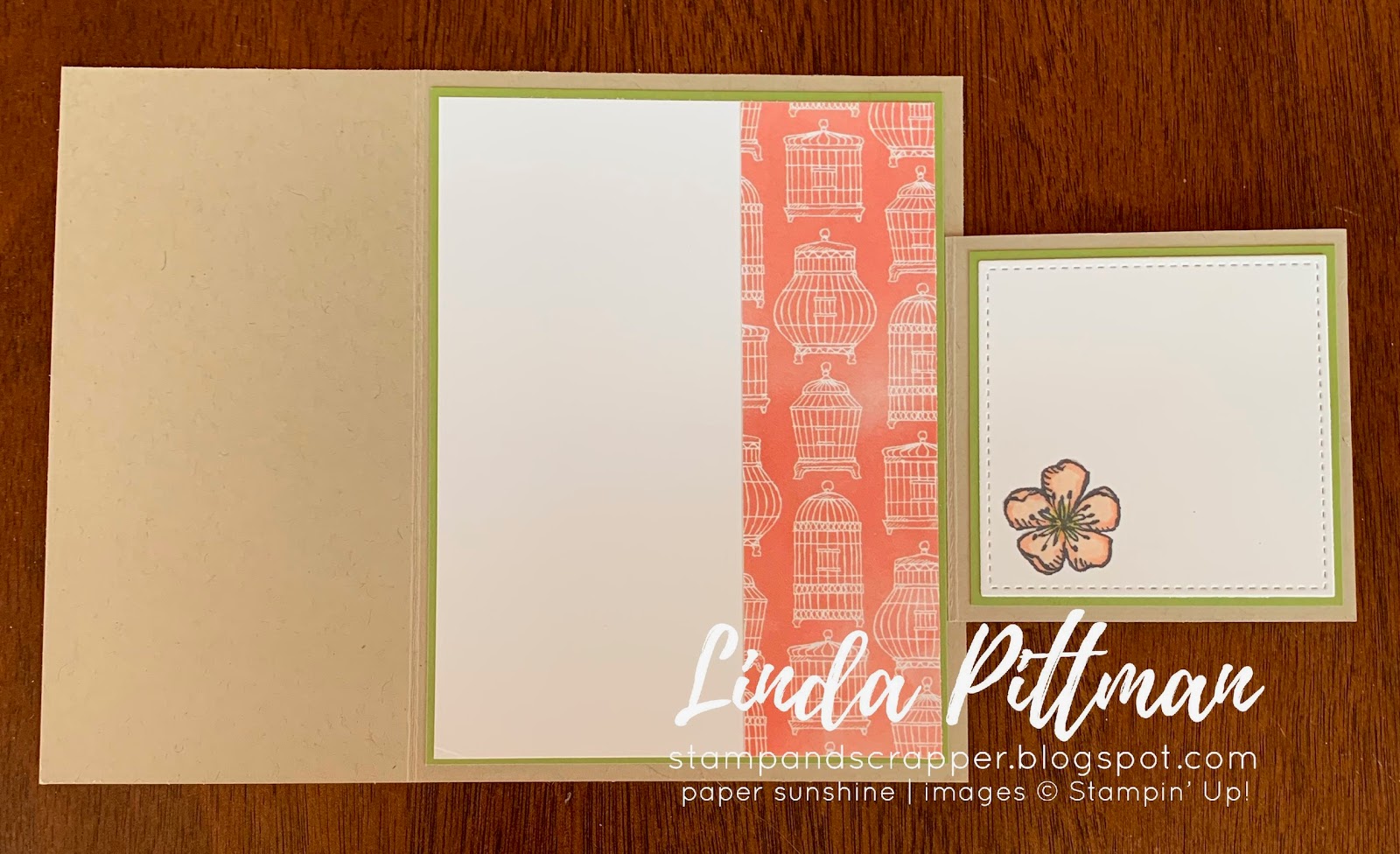 Stamp and Scrapper: Free As A Bird Fun Fold Card!