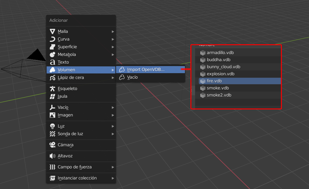 Estudiando Blender: OpenVDB
