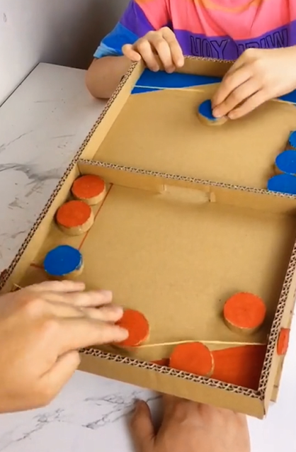 How to Make a Cardboard Soccer Table | DIY toy for kids - Science ...