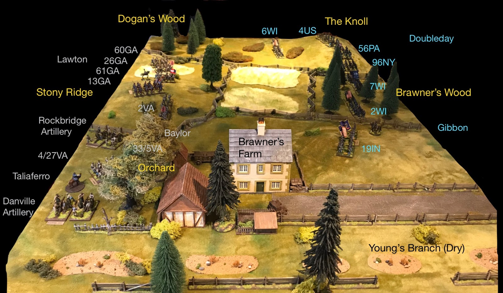 wargamesinthedungeon: Brawner’s Farm August 1862 : ACW