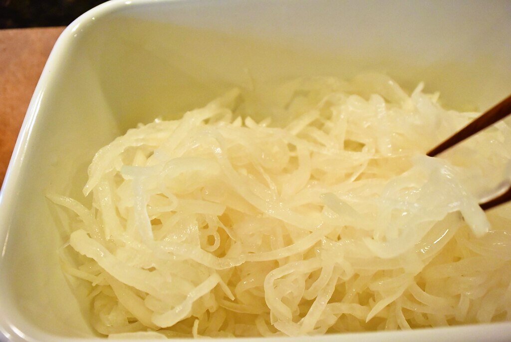 Recipes for Tom: Kinkan namasu / daikon radish and kumquat pickled in ...