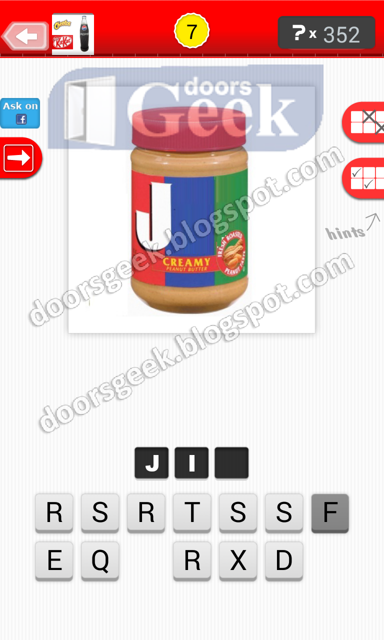 Guess The Food [Level 22-7] answer ~ Doors Geek