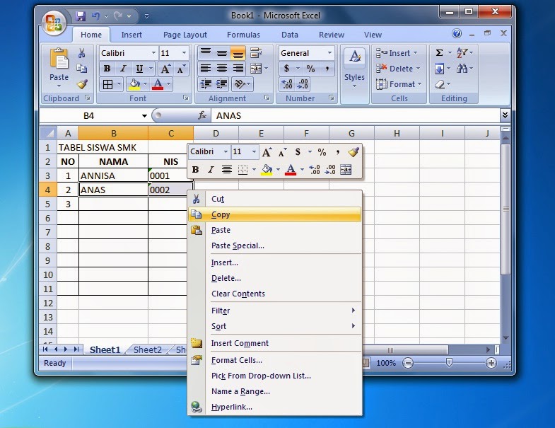 Tutorial Format Cells pada Microsoft Exel - indotech7