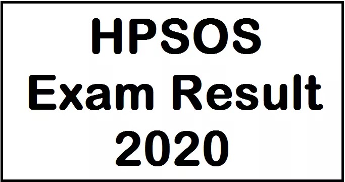 HPSOS 8th Examination Result, September-2020 - JSR STUDY
