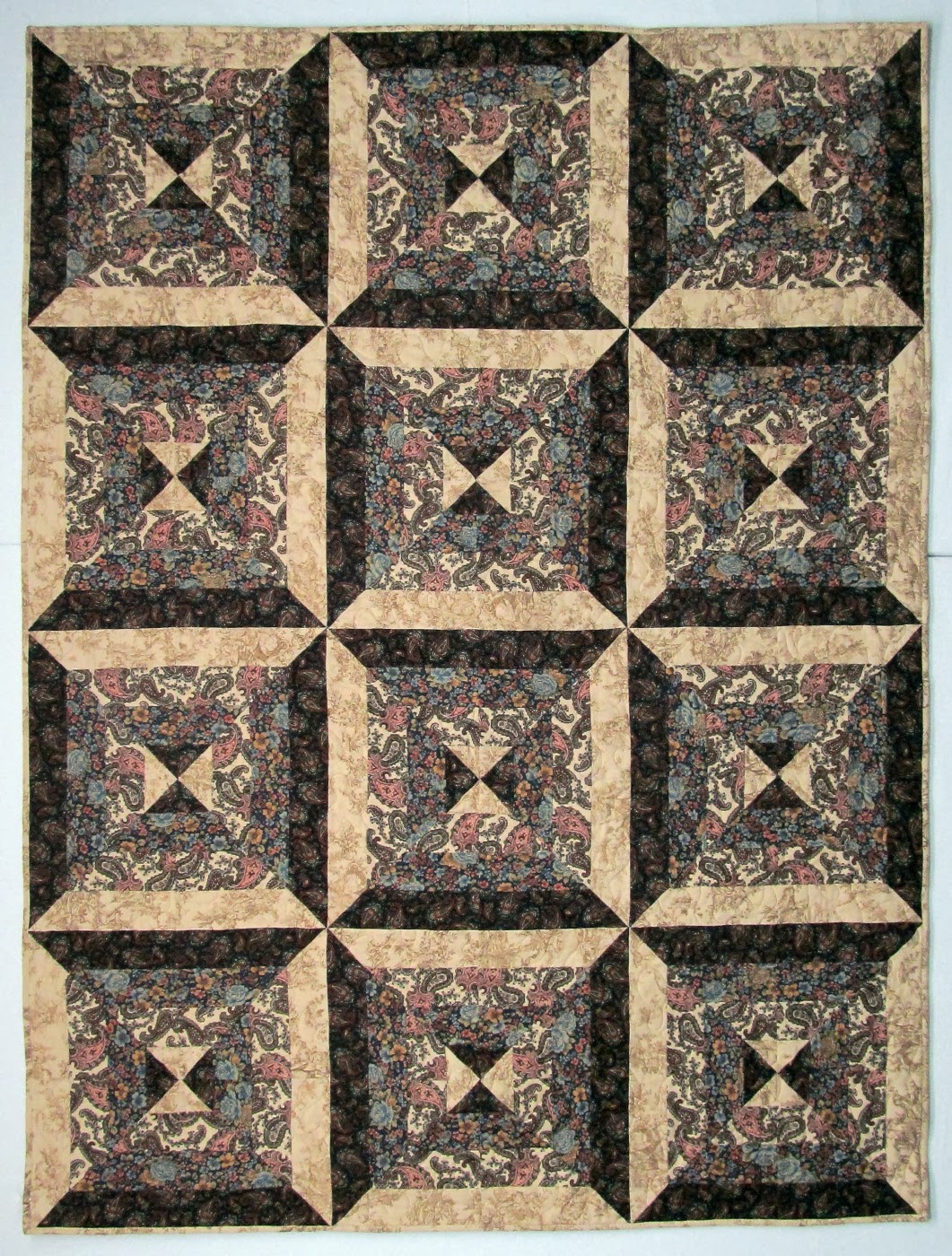 Exuberant Color : #3 flannel quilt this year...........