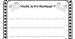 Classroom Freebies Too: What's My Number?