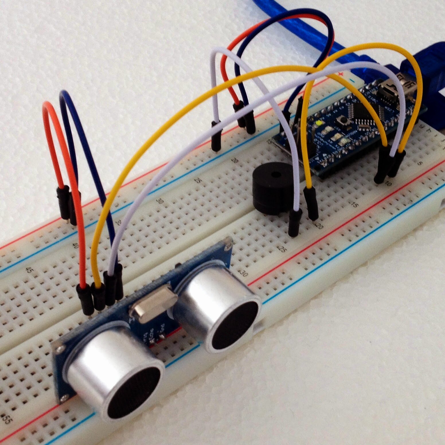 Development Sketches: Ultrasonic Sensor: first try