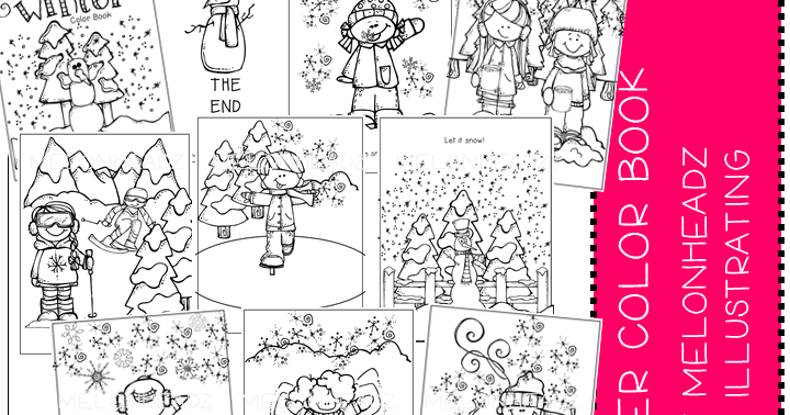 Winter Coloring Book - Printable
