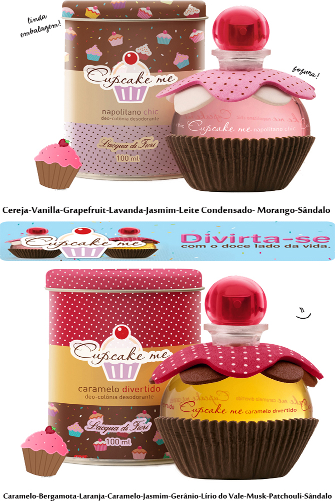 Gaveta Virtual: Perfume cupcake