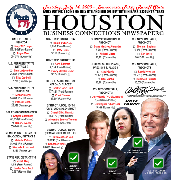 Houston Business Connections Newspaper©: Judge Alexandra Smoots Thomas and Cheryl Elliott ...