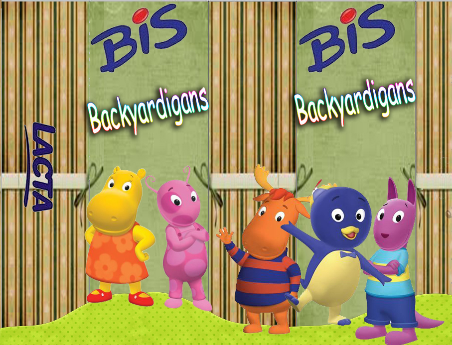 Foto com Arte: Bis personalizado com mesmo fundo neutro! Backyardigans ...