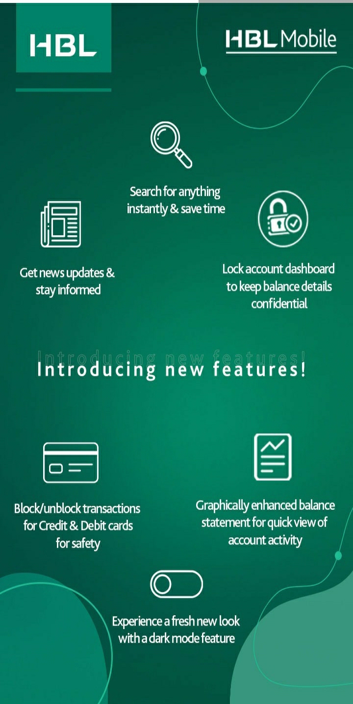 HBL Mobile Banking Features Update to Advance Card Management