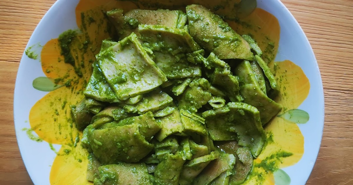 Testaroli al pesto