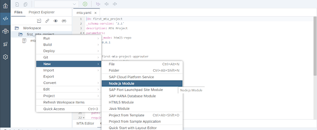 SAP TUTORIALS: 10 Seconds to create and deploy sample Node.js ...
