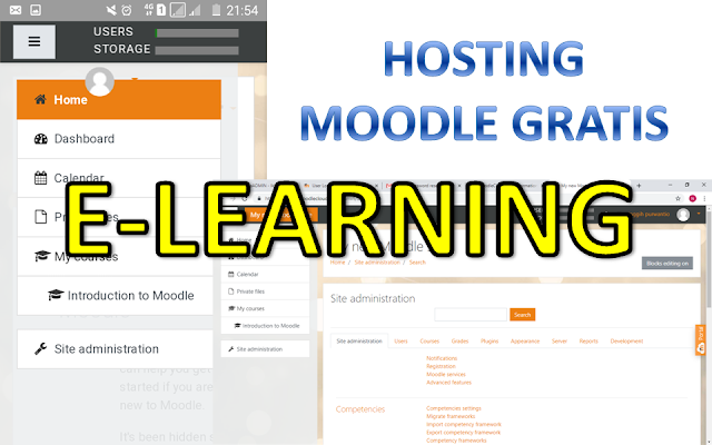 Cara Membuat Elearning di web hosting Gratisan moodlecloud.com - tasADMIN
