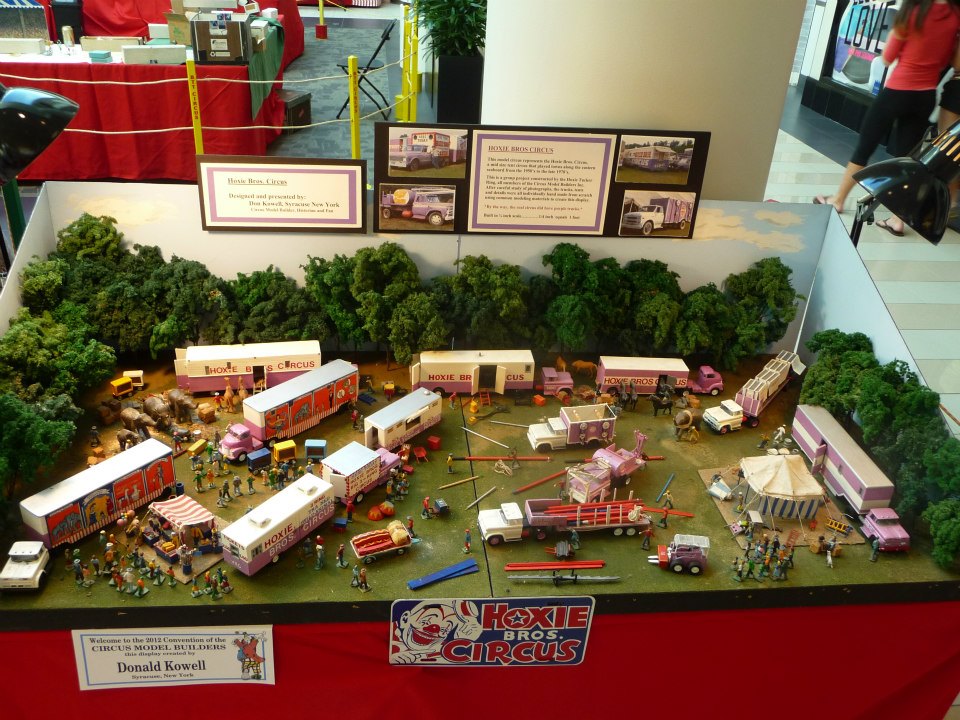 Circusmodellbau: Hoxie Bros. Circus 1:48