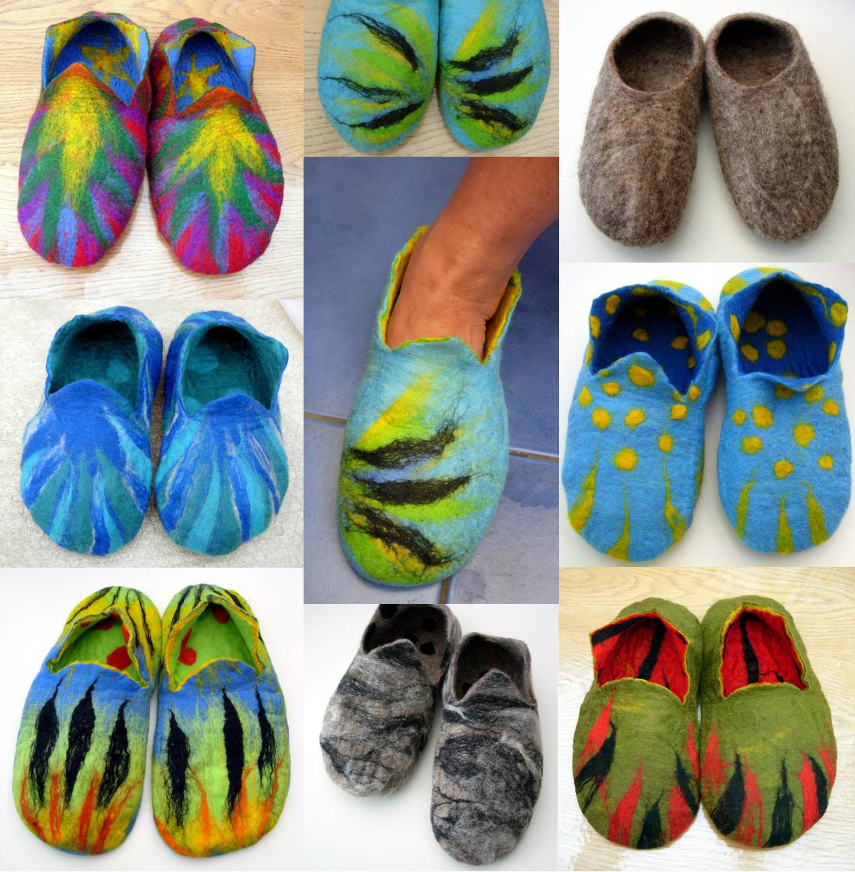 FELTING matters... : Felt Slippers Workshop News...