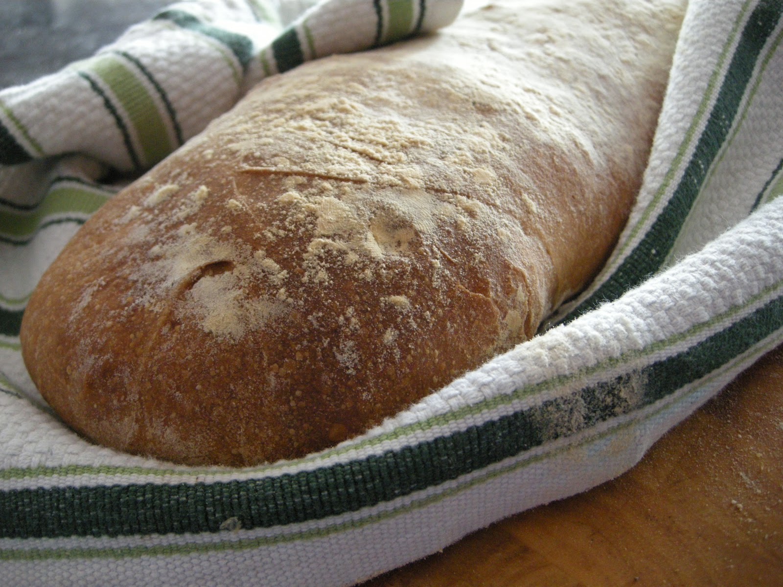 Kitchens Are Monkey Business: Rosie Makes Filone. It's Bread.