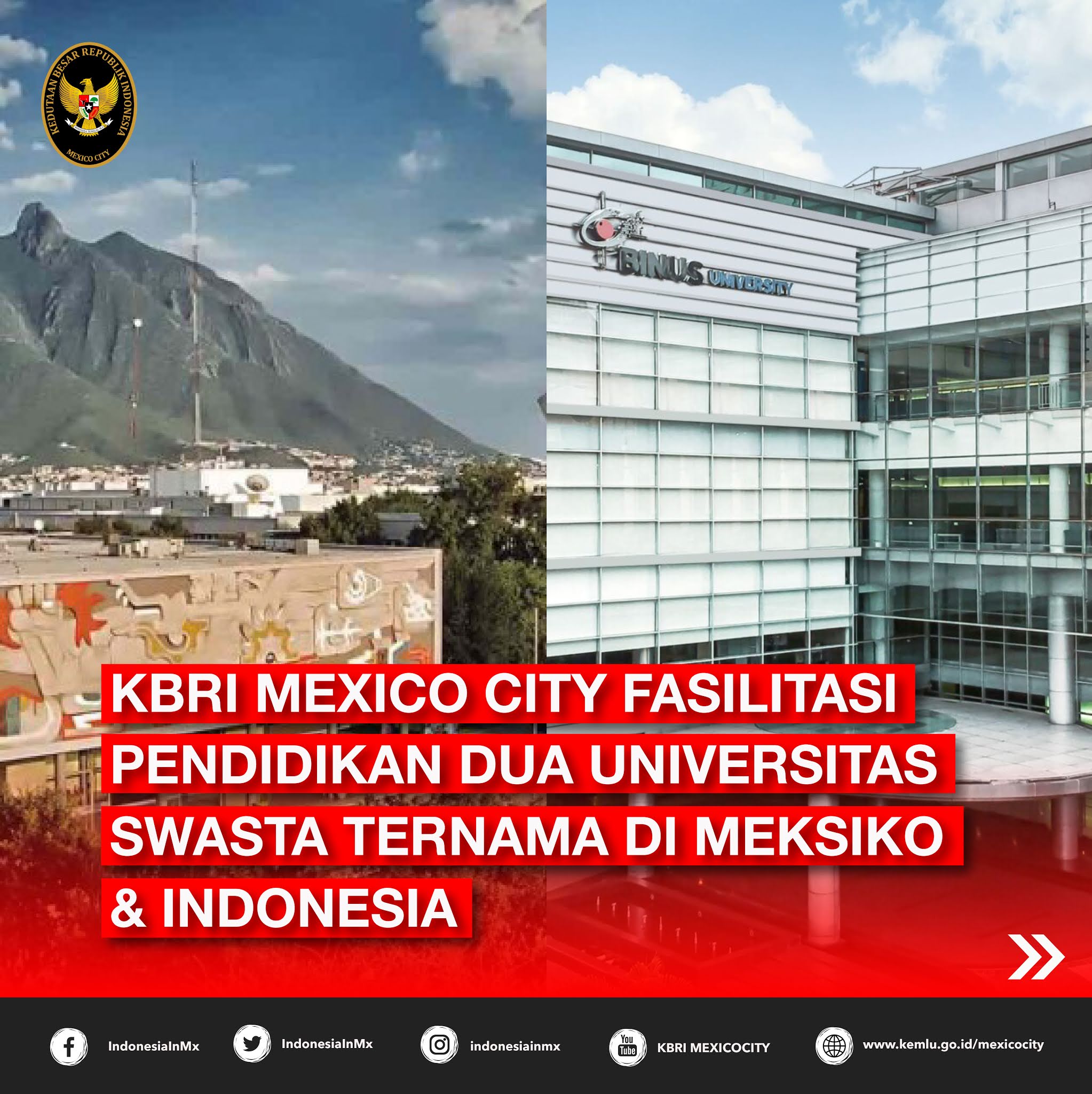 KBRI Mexico City Fasilitasi Kerjasama Pendidikan Dua Universitas Swasta ...