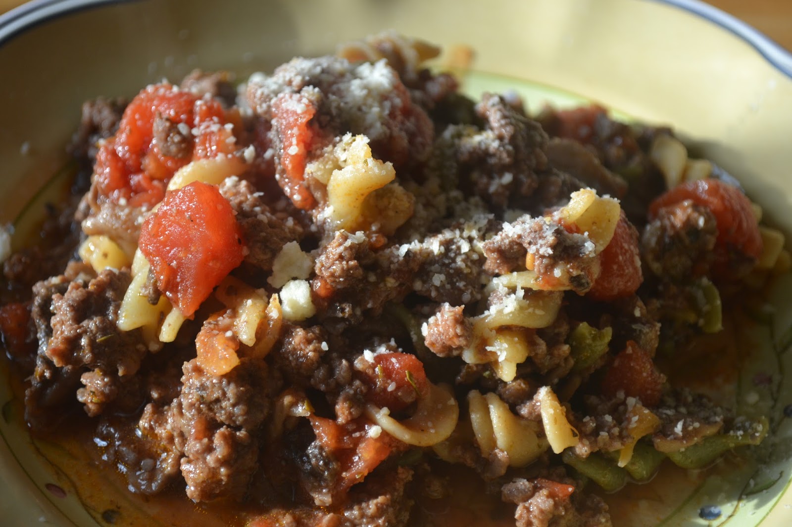 Beef and Pasta Skillet Primavera