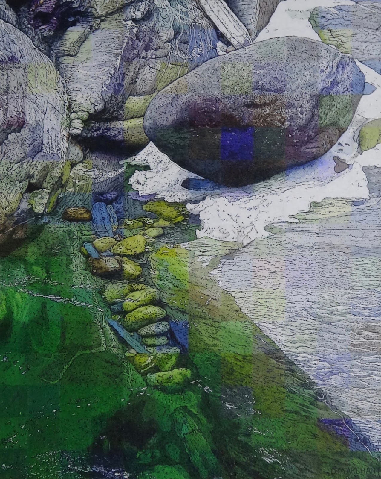 NewBlog: River Rocks, My Latest Painting