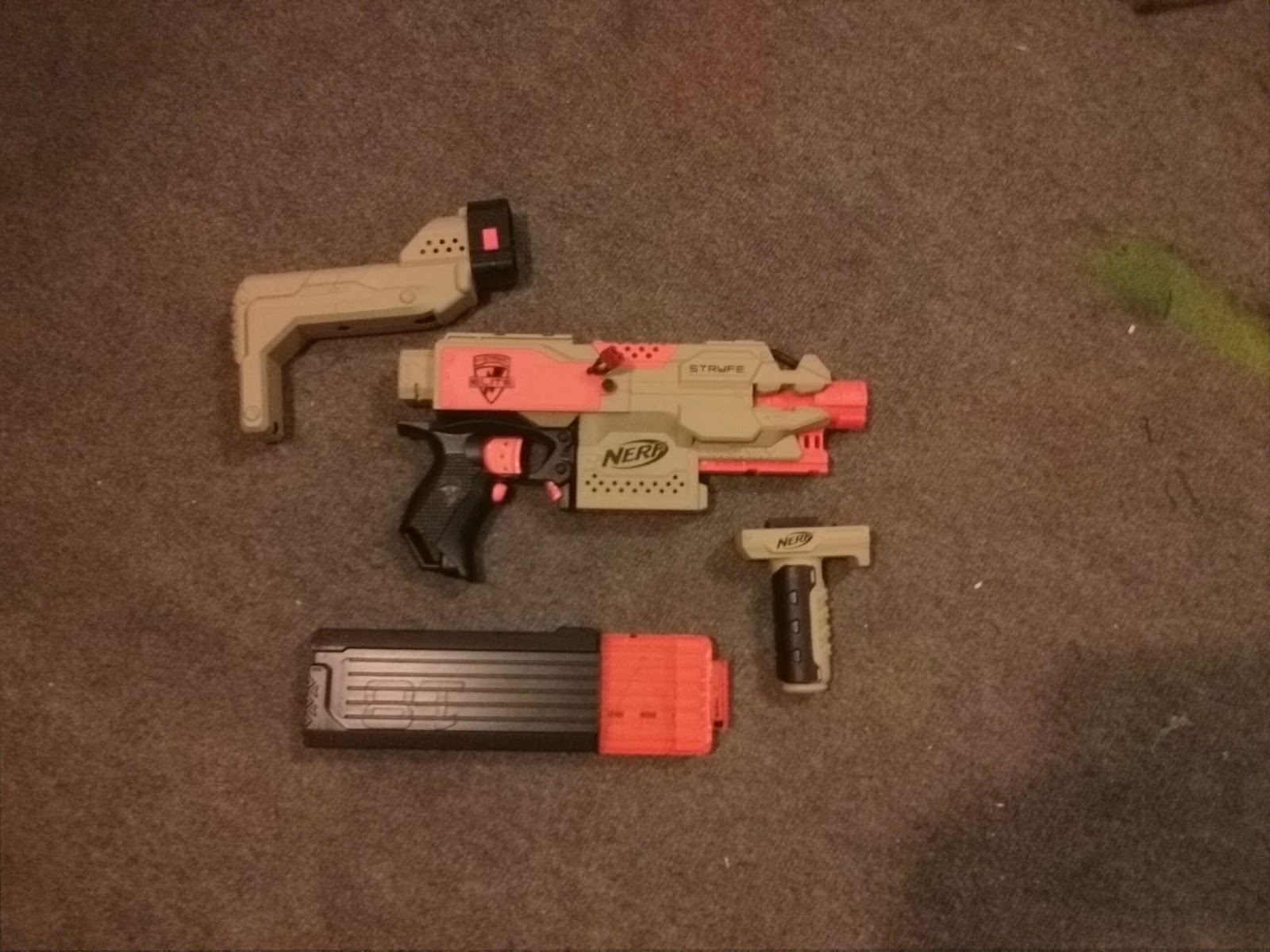 LiveNLetPi's Nerf Blog: [Finished Mod] Nerf Stryfe Tactical Tan