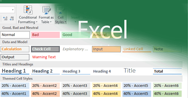 Cara Menyesuaikan Tampilan Tabel Menggunakan Format Sel (Cell) Excel 2016