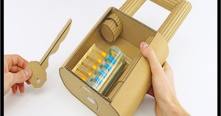 How to Make Fully Functional Lock from Cardboard | ind-eng-design