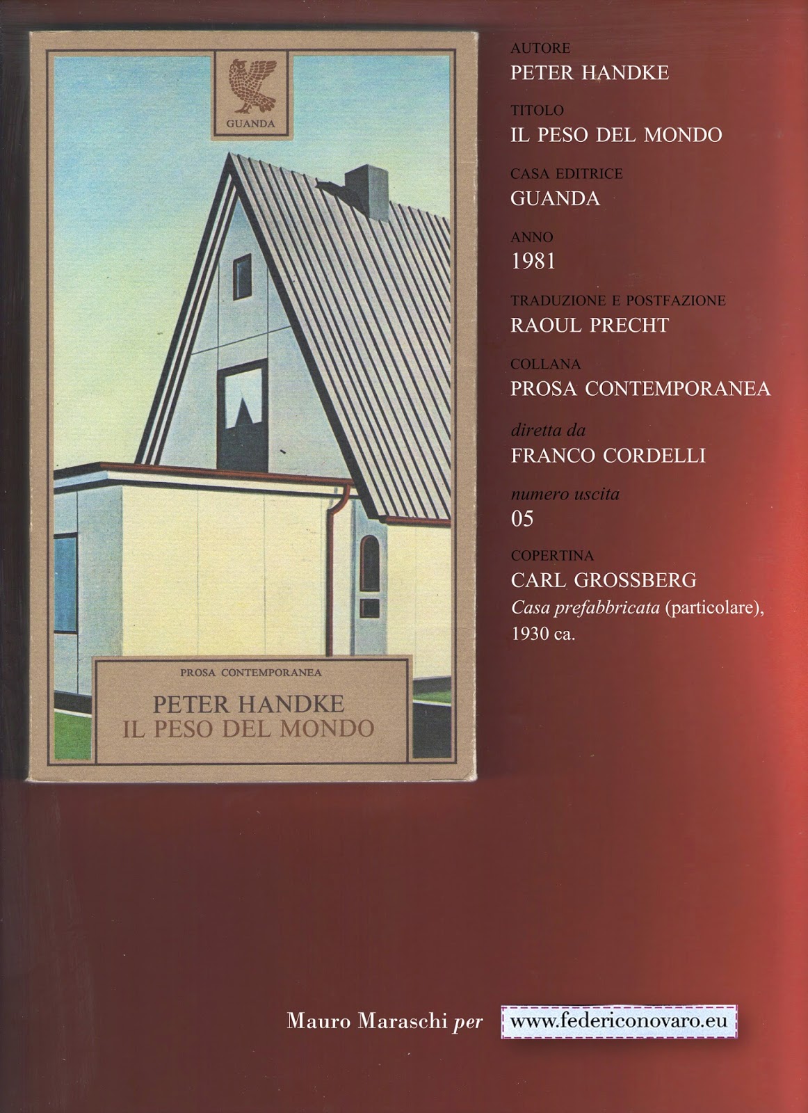 Art & Bibliophilia: Prosa Contemporanea Guanda