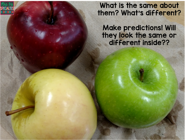 Apple Learning across the day! · Mrs. P's Specialties