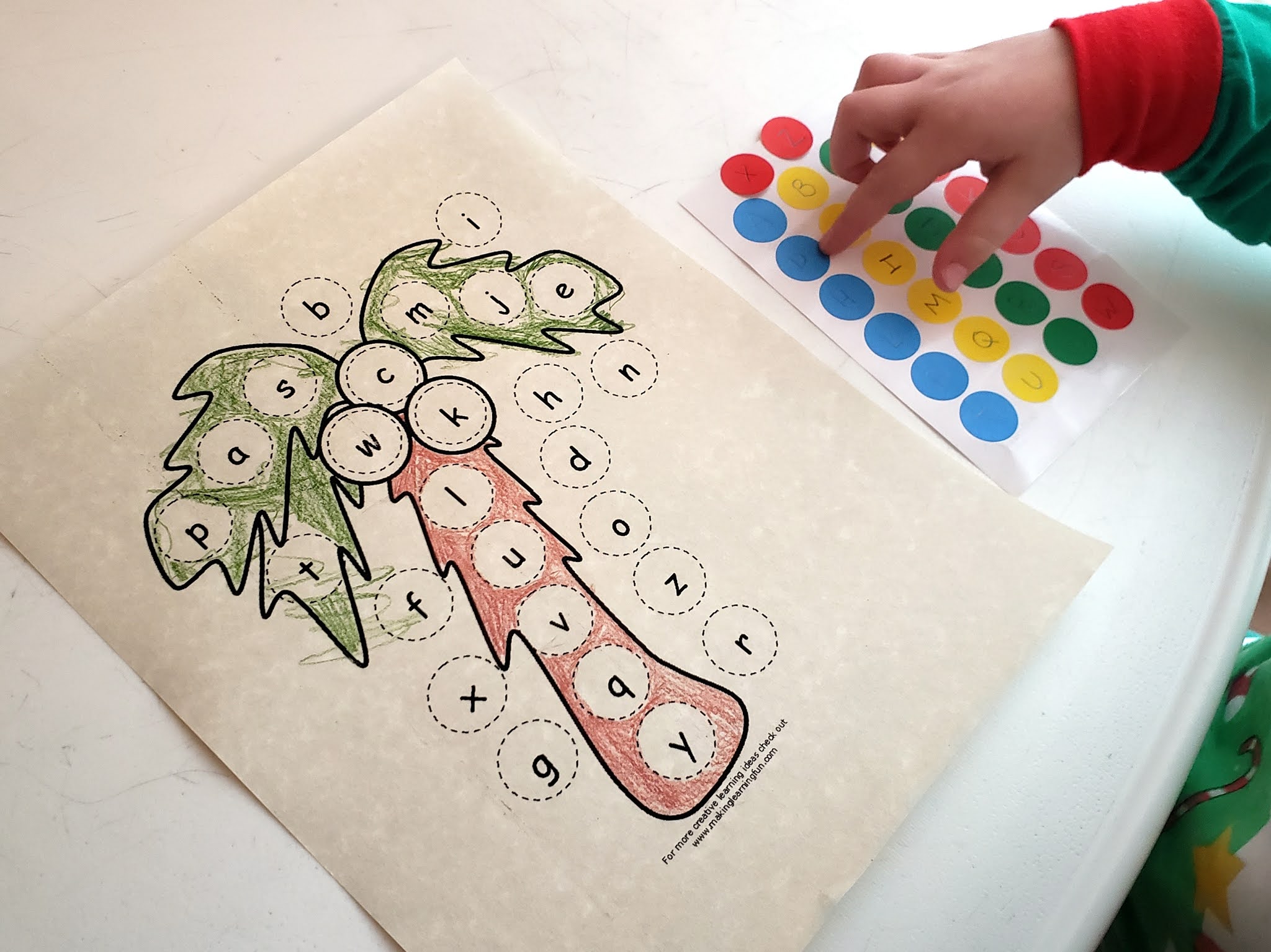 Mom's Tot School: Mini Preschool Unit - Chicka Chicka Boom Boom