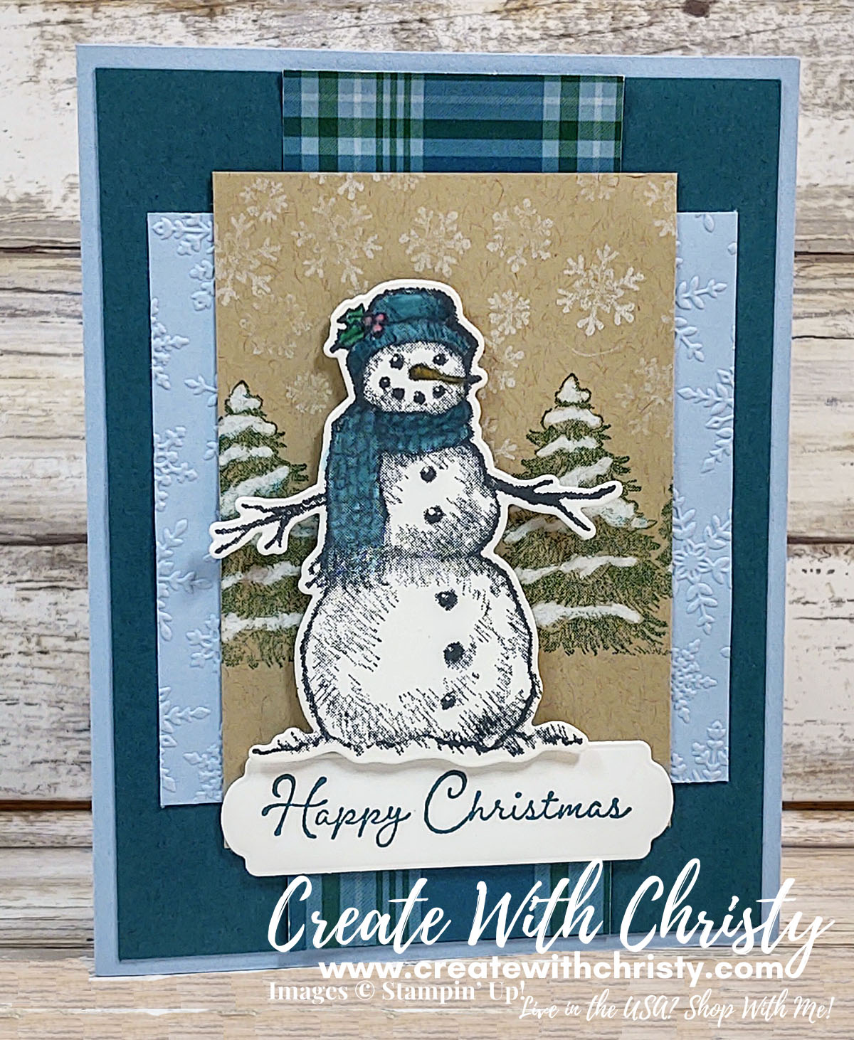 Snowy Day Christmas Card [Create With Christy]