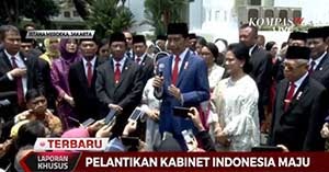 Daftar Menteri Kabinet 2019-2024 : Susunan Nama-Nama Menteri Kabinet Indonesia Maju - tujuwancom
