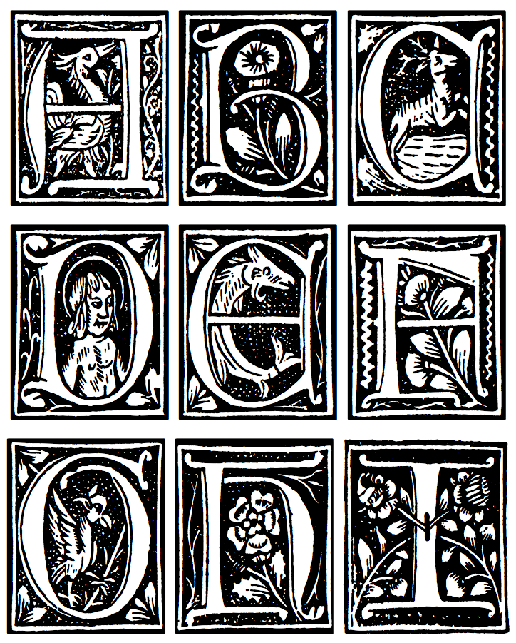 ABCDEFridays: Drop Caps