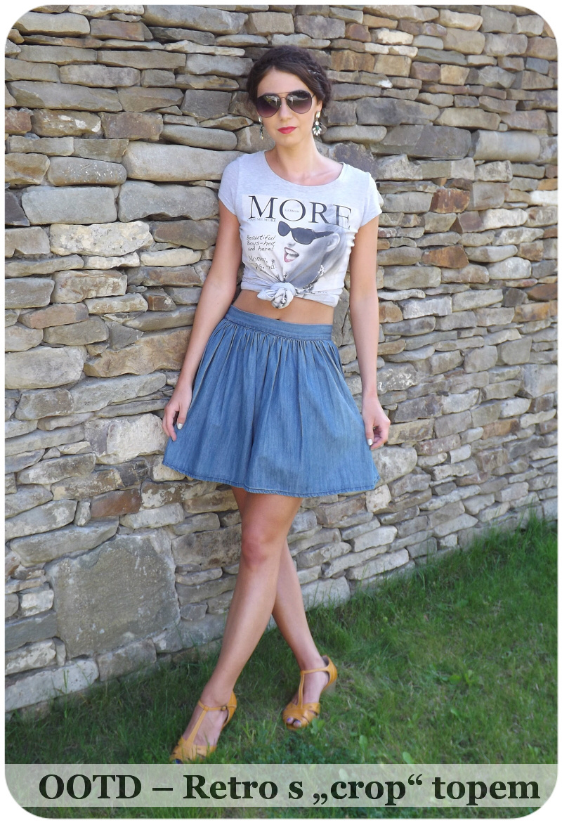 ultimate chic: OOTD – Retro s „crop“ topem