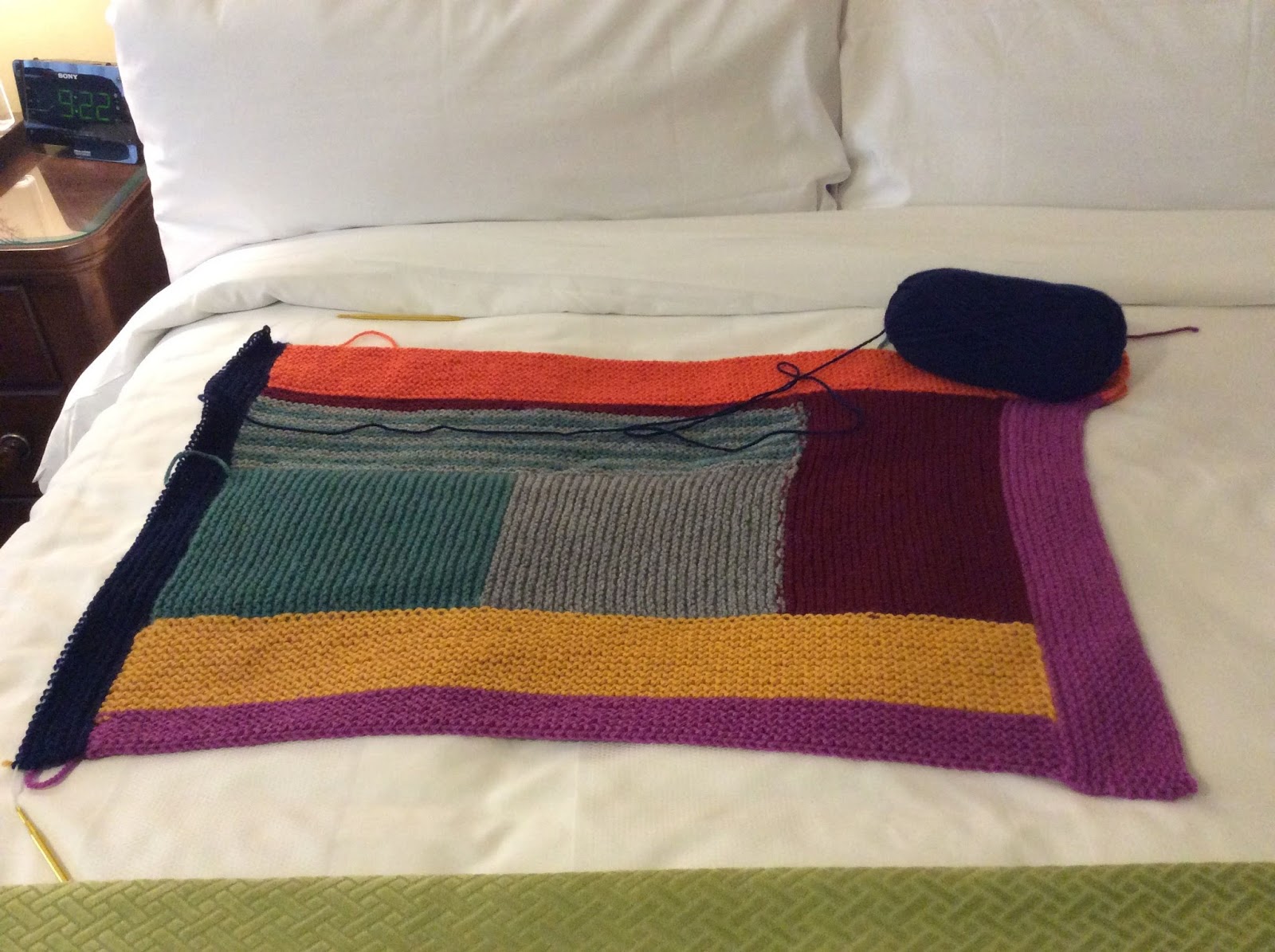Bridge and Beyond: Knitting Eclectic Afghan Goes Traveling