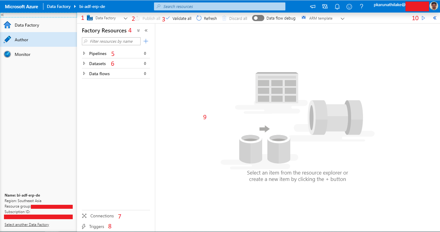 Data Factory - ADF Portal