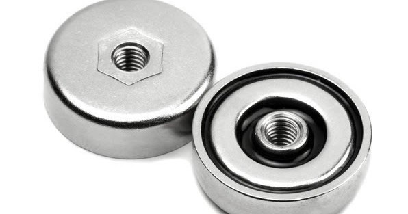 Pot Magnets: Female Thread Neodymium Pot Magnet