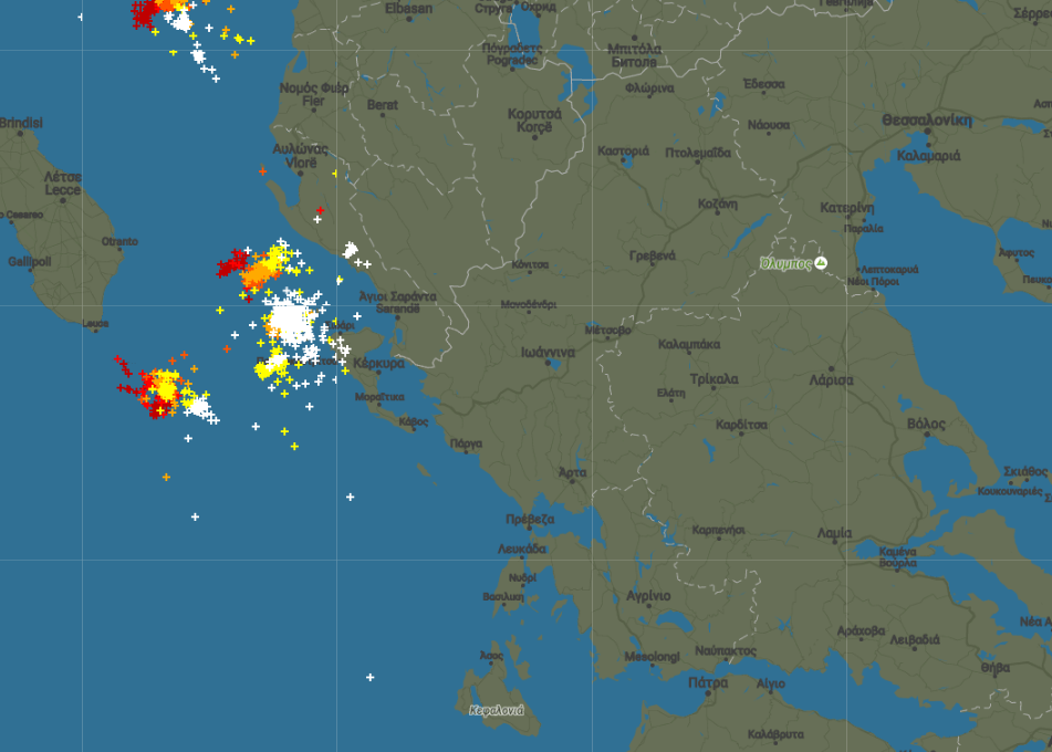 Weather News: Τωρα καταιγιδοπυρηνας χτυπαει την Κερκυρα!
