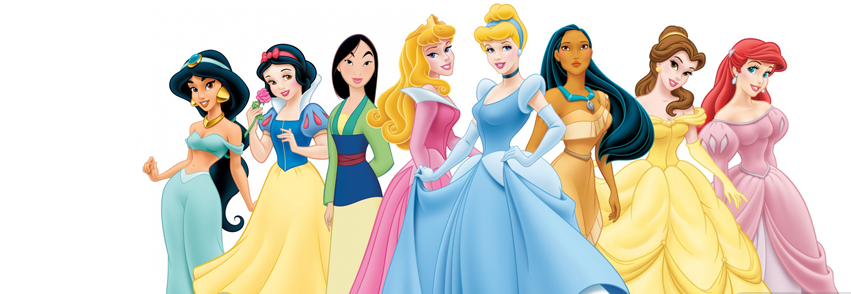 Group Of Eight Beautiful Princess Fb Cover Ocean